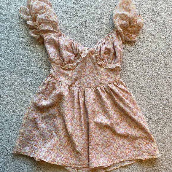 Dresses | Isabelles Cabinet Small Pink Floral Dress | Poshmark
